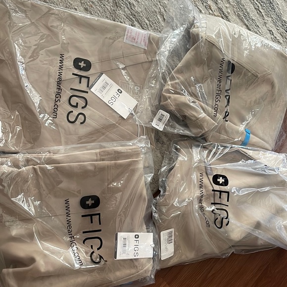 Figs | Other | Figs Scrubs Set In The Color Sandstone Brand New Size Medium Set | Poshmark